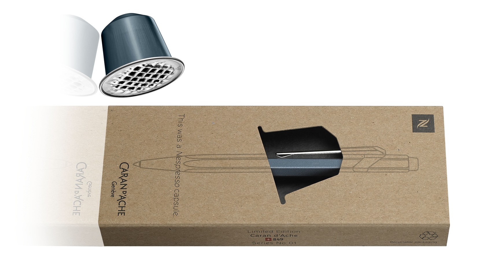 Nespresso Edition e l' 849 Caran d'Ache - L'angolo del gusto en rose